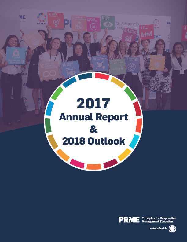 2017 PRME Annual Report and 2018 Outlook | UNPRME